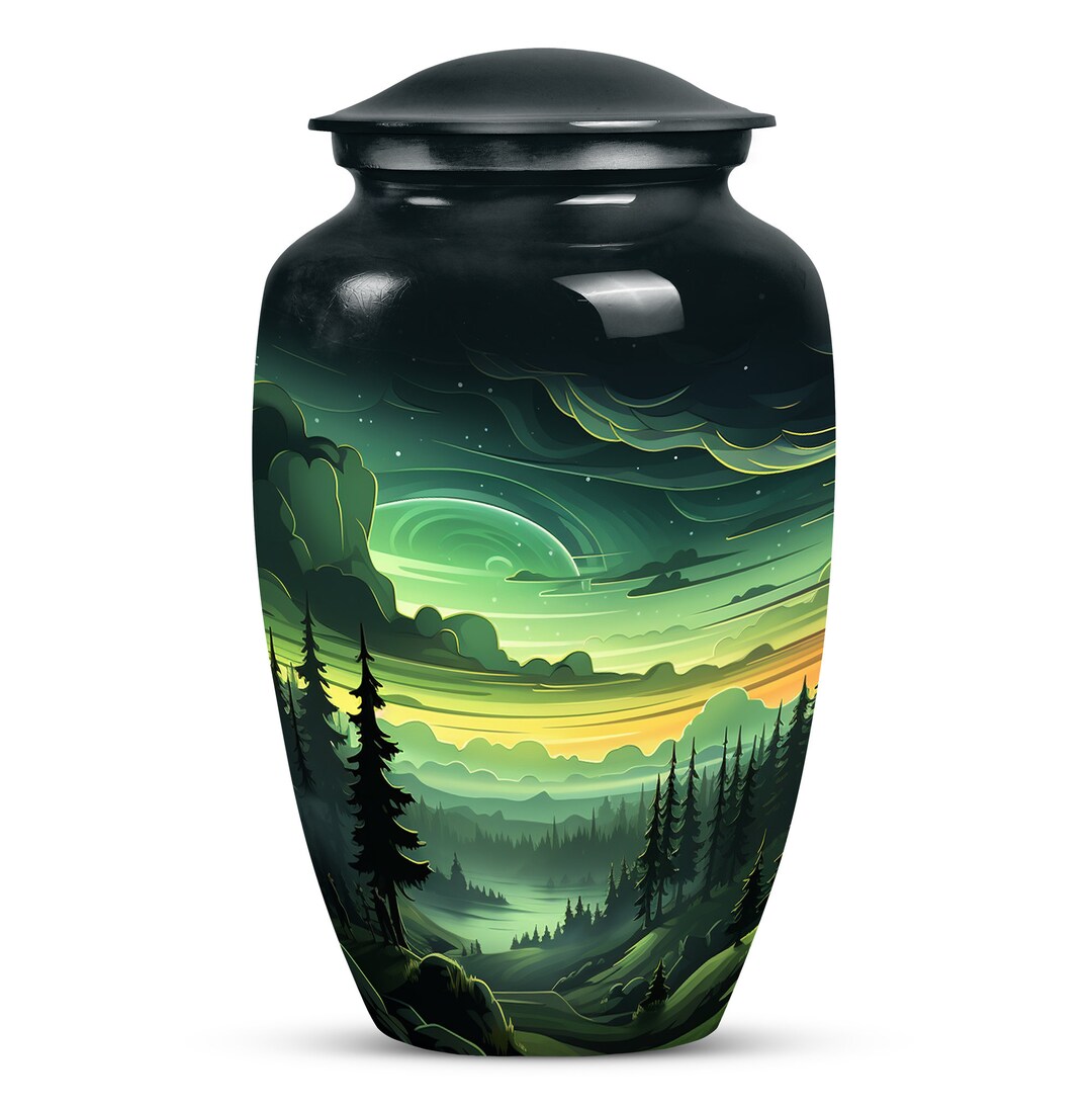 Forest Cabin Ashes Urn - Urns for Cremation Ashes - Modern Urns for ...