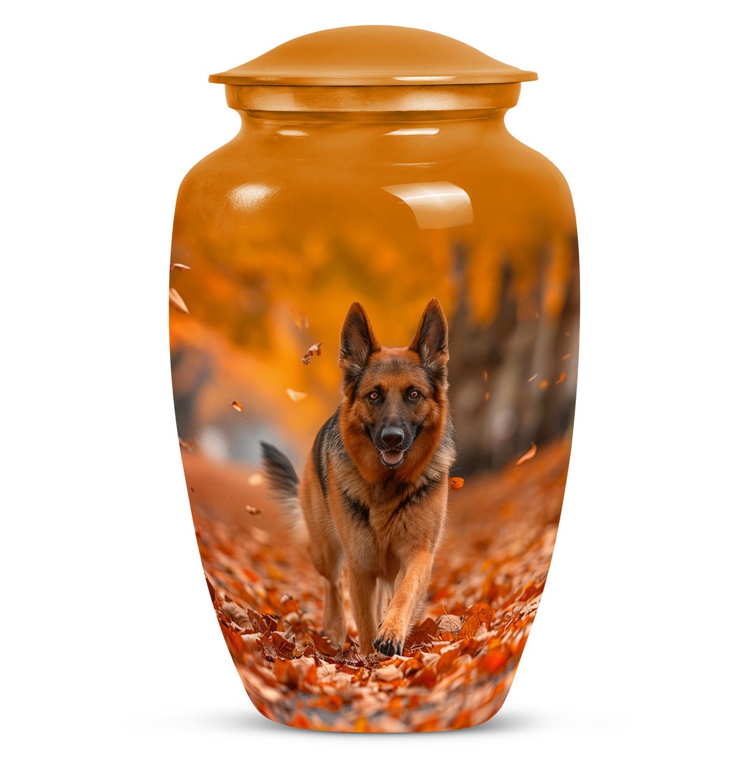 Dog Urn, German Shepherd Urn for Ashes, Cremation Urns, Ashes Urn ...