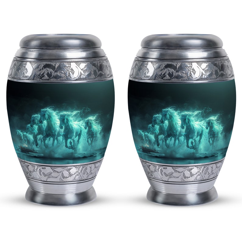 Ghost Horse Urn for Human Ashes - Cremation Urns for Ashes for Adults ...