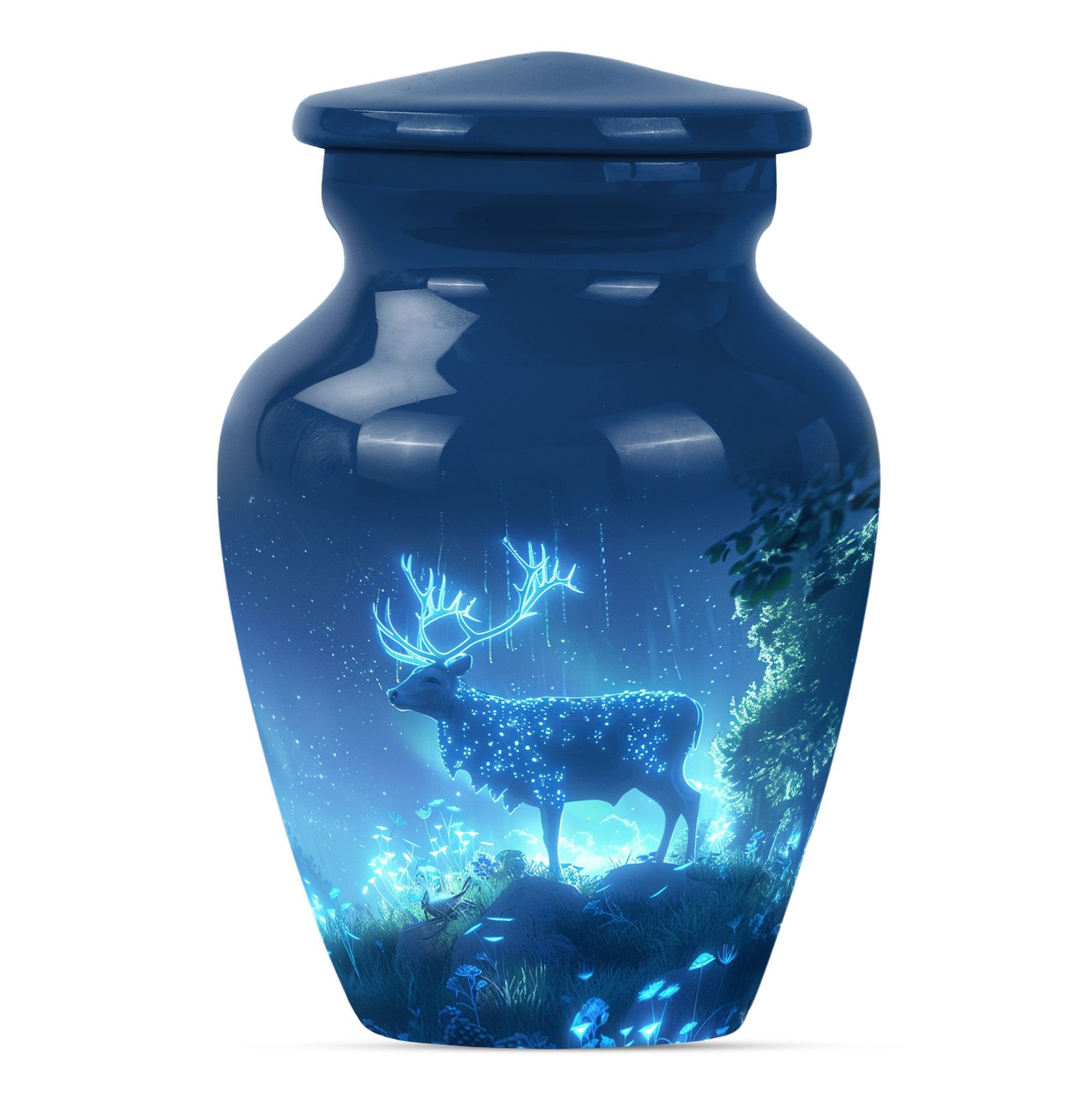 Enchanted Deer Urn for Human Ashes - Handcrafted Personalized Urn Ashes ...