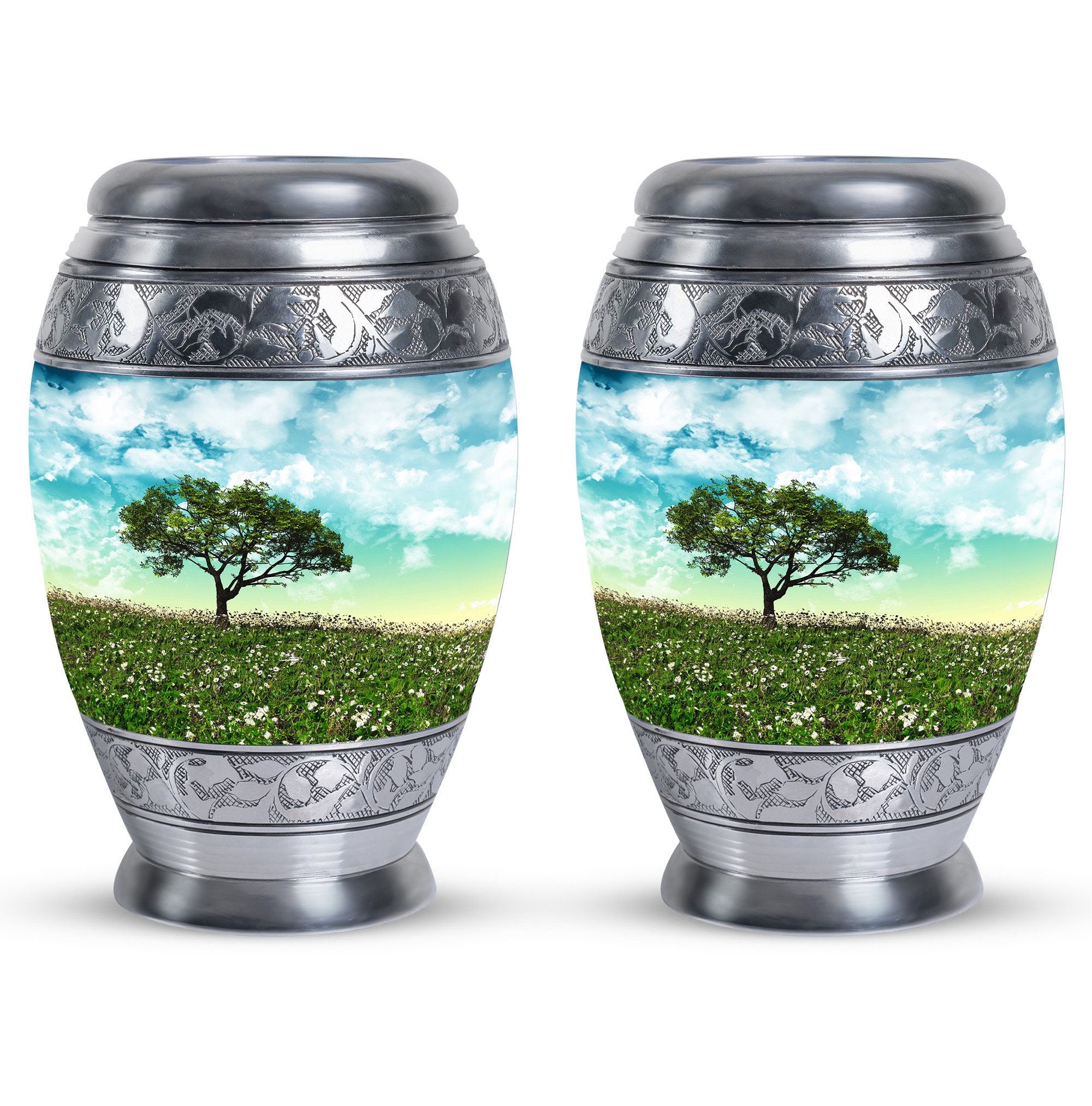 The Tree of Serendipity - Decorative Modern Urn for Human Ashes Urns ...