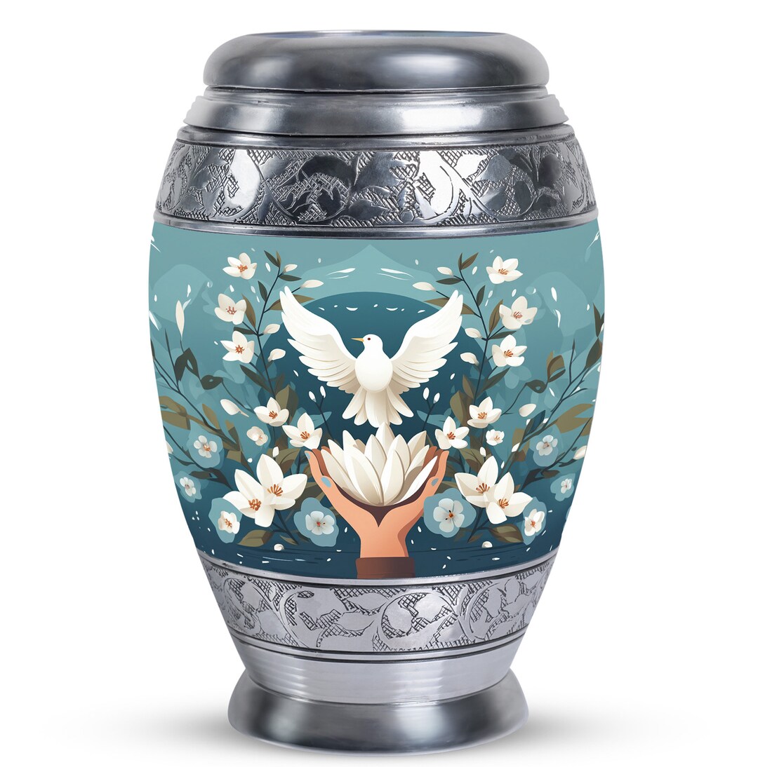 Peace - Dove Decorative Urn for Human Ashes, Cremation Urns for Ashes ...