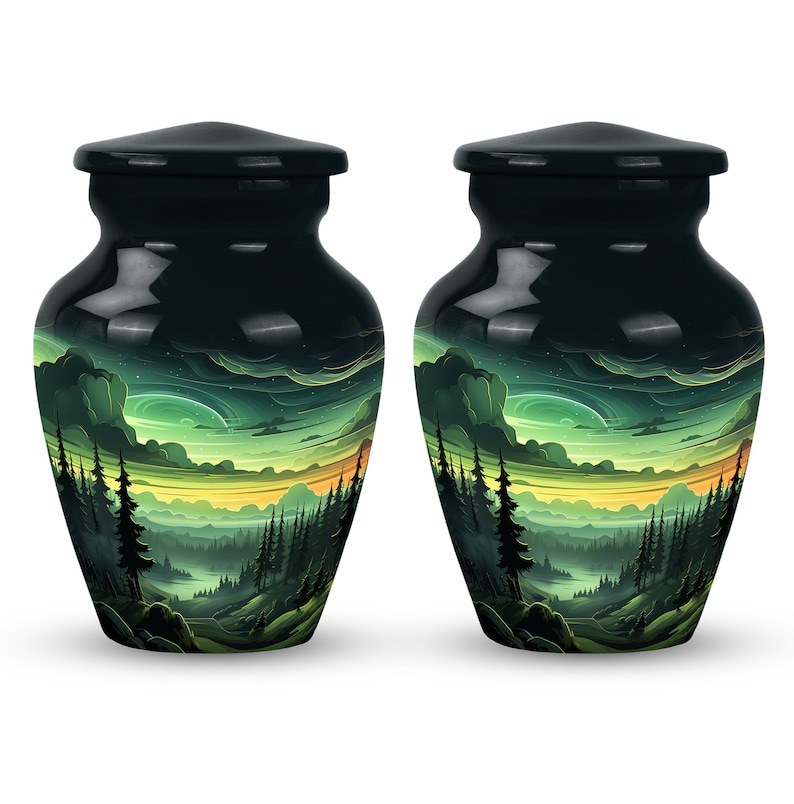 Forest Cabin Ashes Urn - Urns for Cremation Ashes - Modern Urns for ...