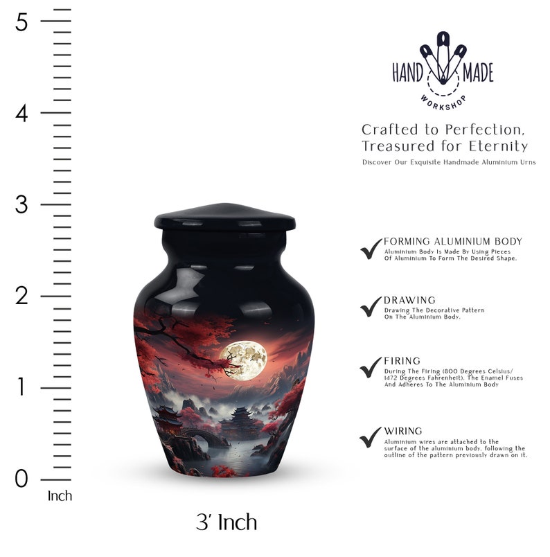 Sakura Night Urn - Urns for Cremation Ashes - Modern Urns for Human ...
