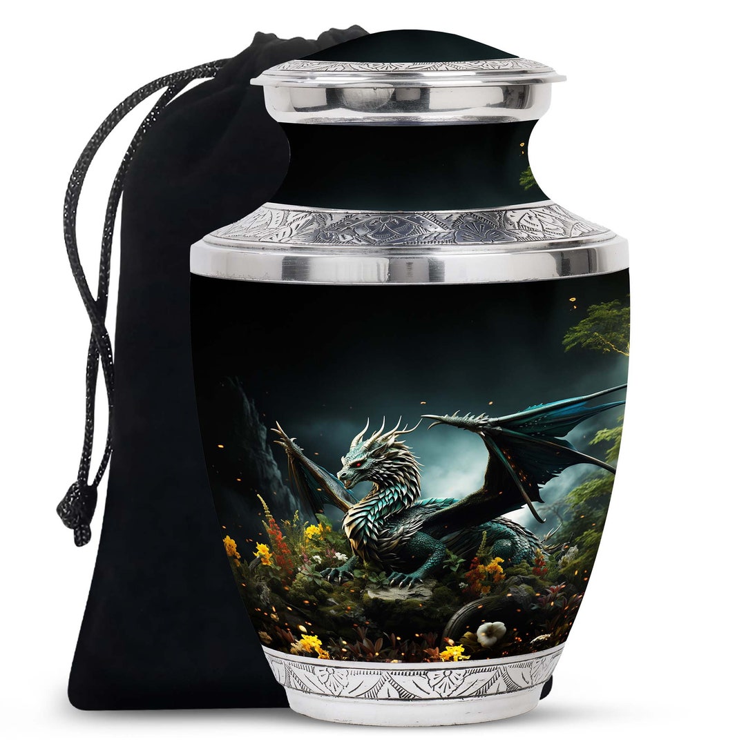 Guardian Dragon Urn for Ashes – Personalized Urn , Decorative Modern ...