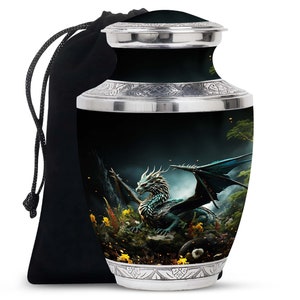 Guardian Dragon Urn for Ashes – Personalized Urn , Decorative Modern ...