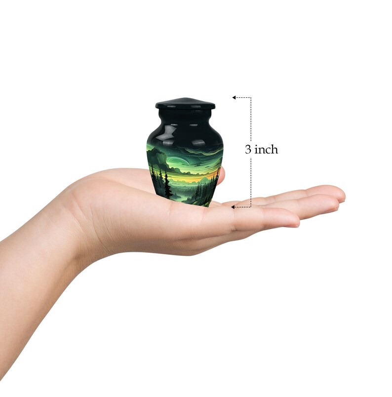 Forest Cabin Ashes Urn - Urns for Cremation Ashes - Modern Urns for ...