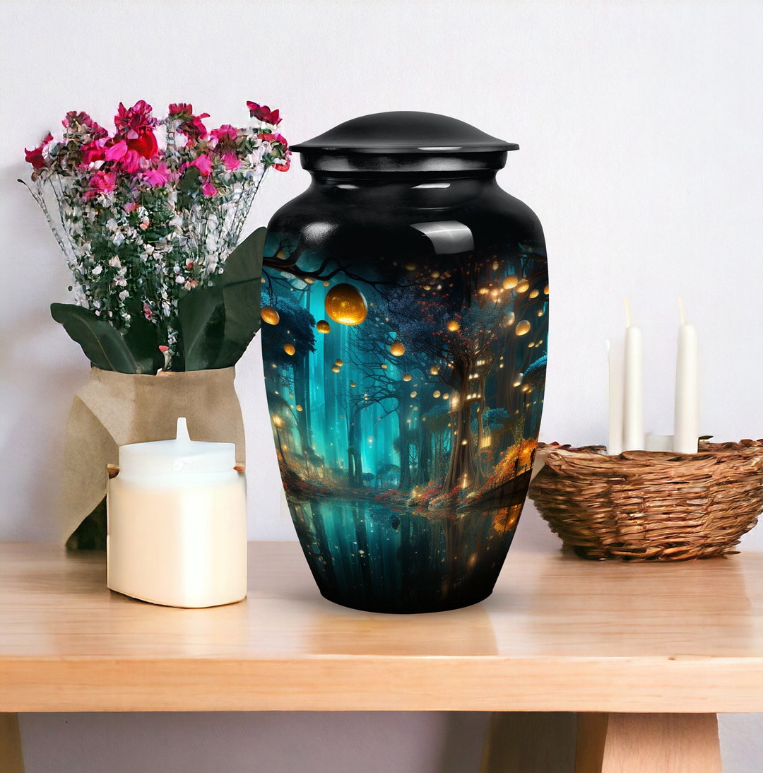 Nature-inspired Funeral Urn for Ashes Decorative Modern Urn ...