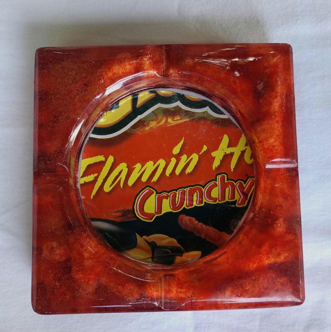 Flamin' Hot Cheetos Ashtray With Flamin' Cheetos Inside - Etsy