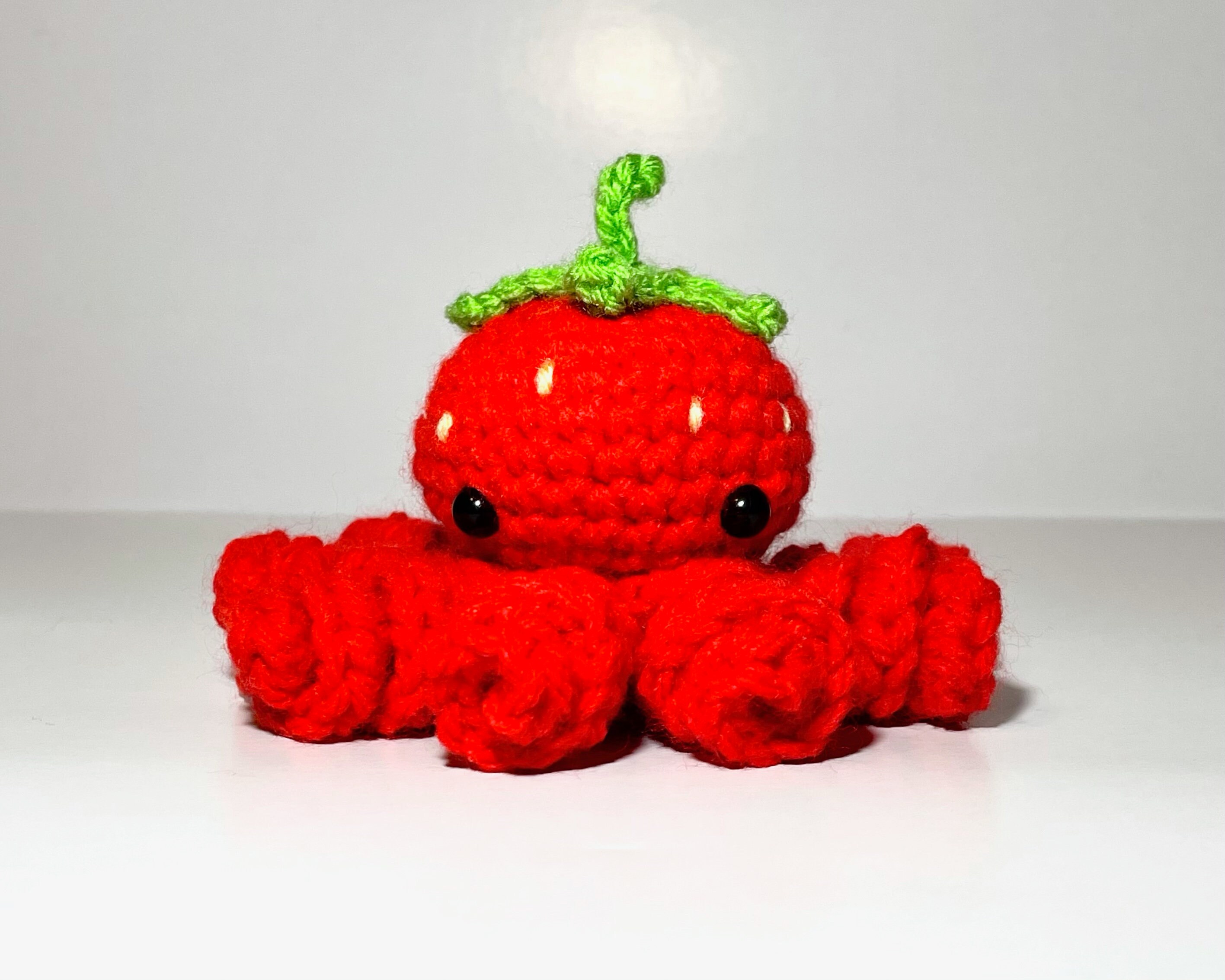 Strawberry Octopus Plushie - Etsy