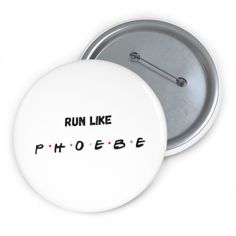 Run Like Phoebe Custom Pin Buttons - Etsy