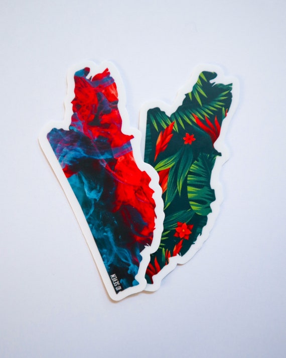 Belize Map Stickers - Etsy