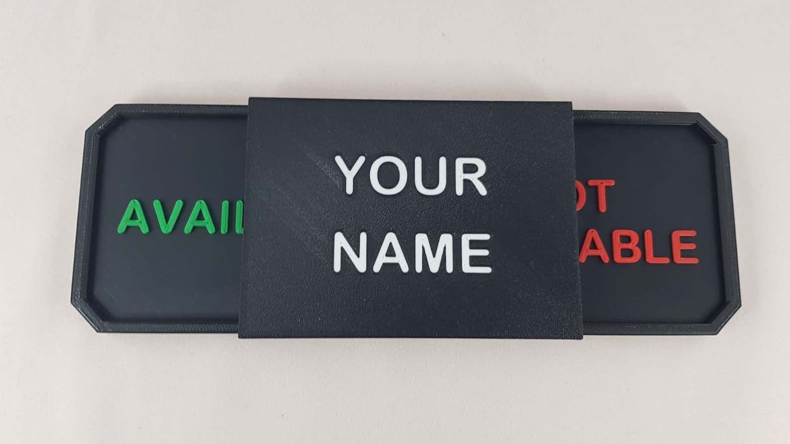 Office Sign Available / Not Available 3D Printed Do Not - Etsy