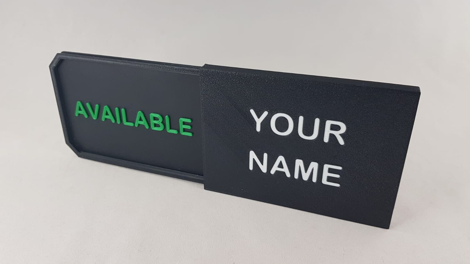 Office Sign Available / Not Available 3D Printed Do Not - Etsy