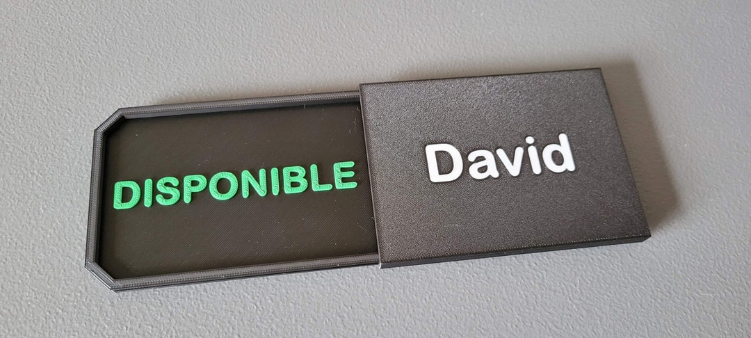 Office Sign Available / Busy 3D Printed Do Not Disturb EN - Etsy