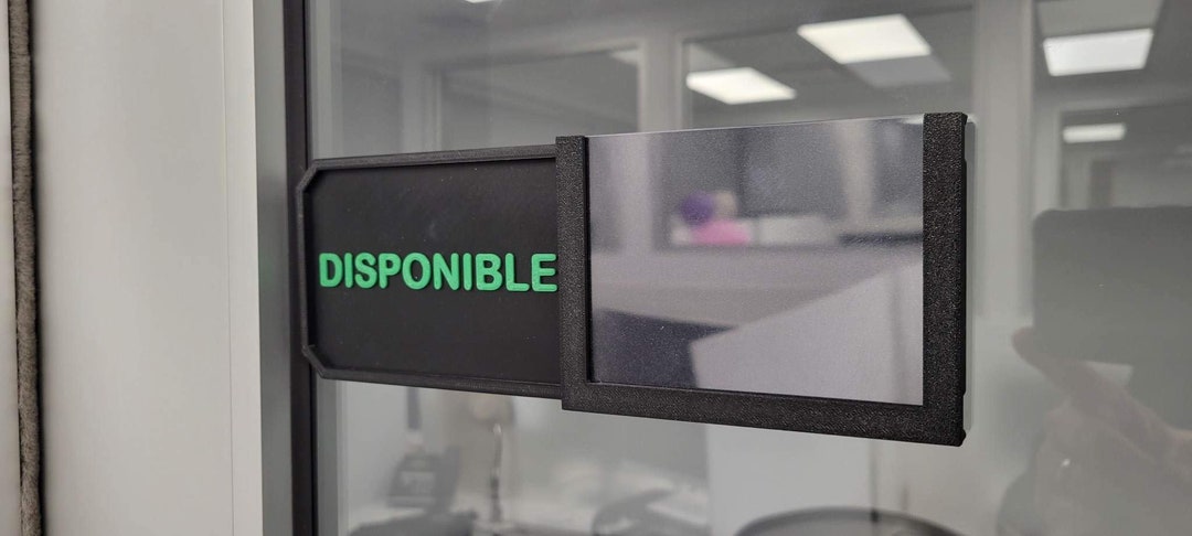 Office Sign Available / Not Available 3D Printed - Do Not Disturb - EN ...
