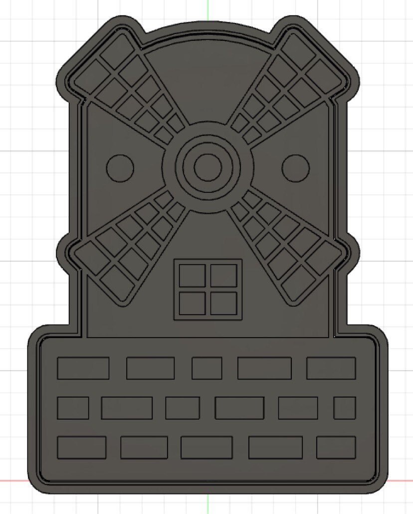 Dutch Windmill Cookie Cutter - Etsy