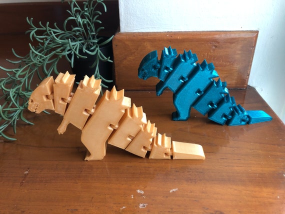 Flex-zilla Flexi Toy Keychain Inspired by Godzilla 3D | Etsy