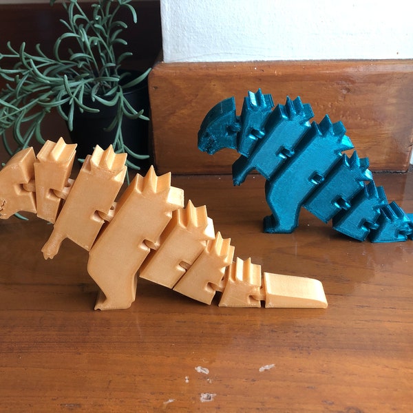 3d Printed Godzilla Flexi - Etsy