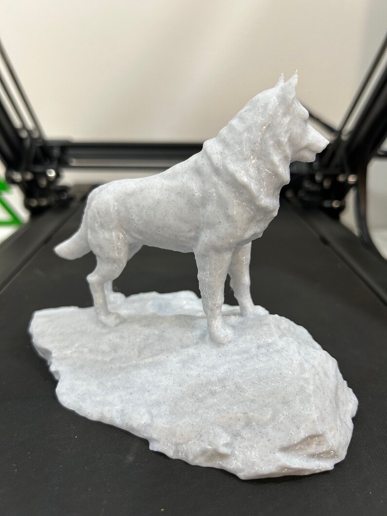 Husky Statue 3d-printed Figure / Art Decor - Etsy