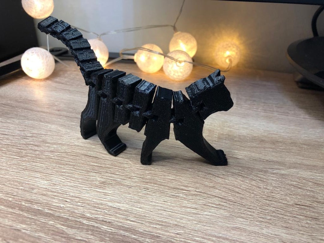 Flexi Cat - 3D Printed Toy Decoration. Built-to-last! - Etsy