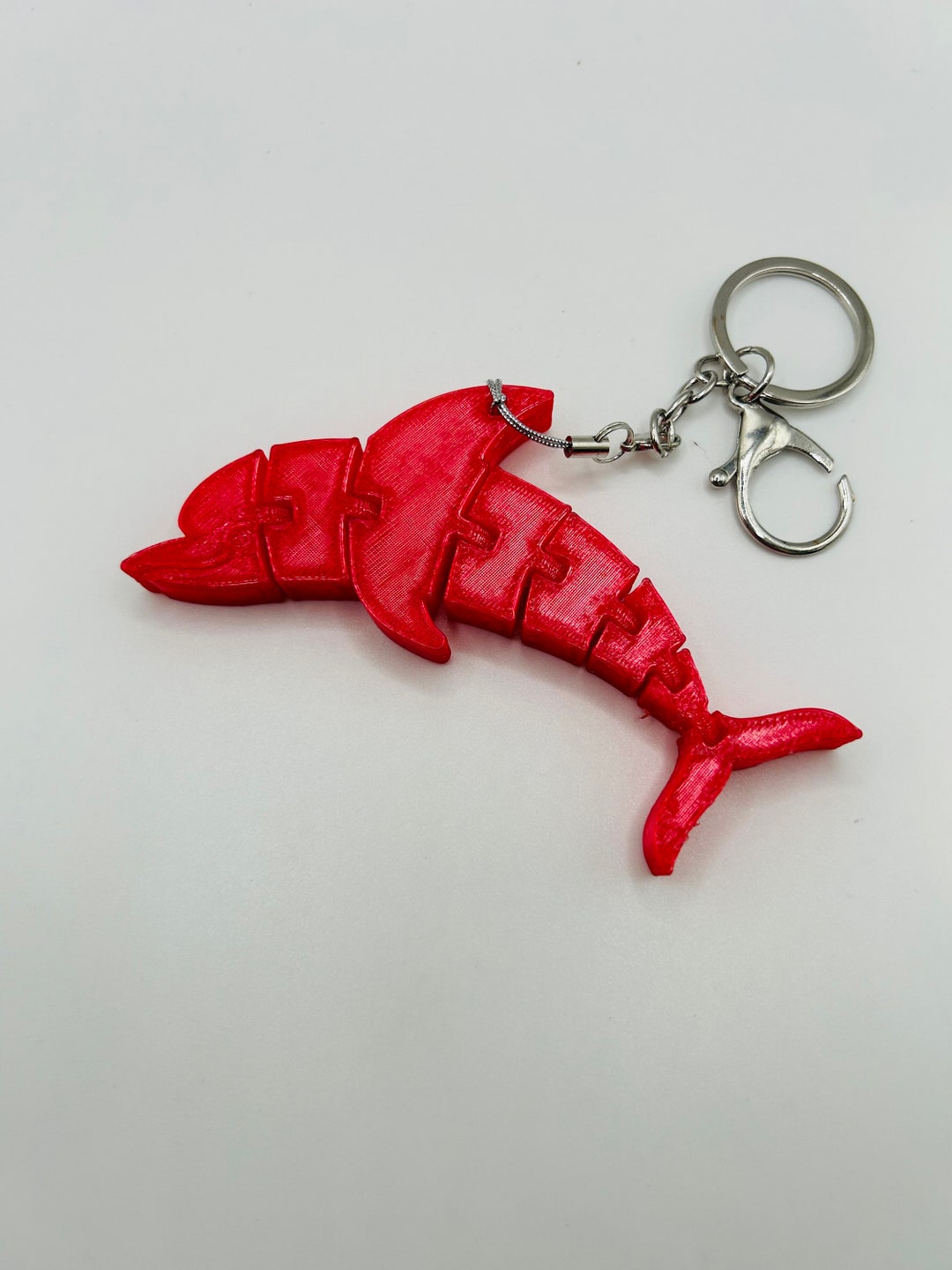 Articulated Dolphin Toy / Keychain - Flexi 3D Printed Gift (sea Series ...