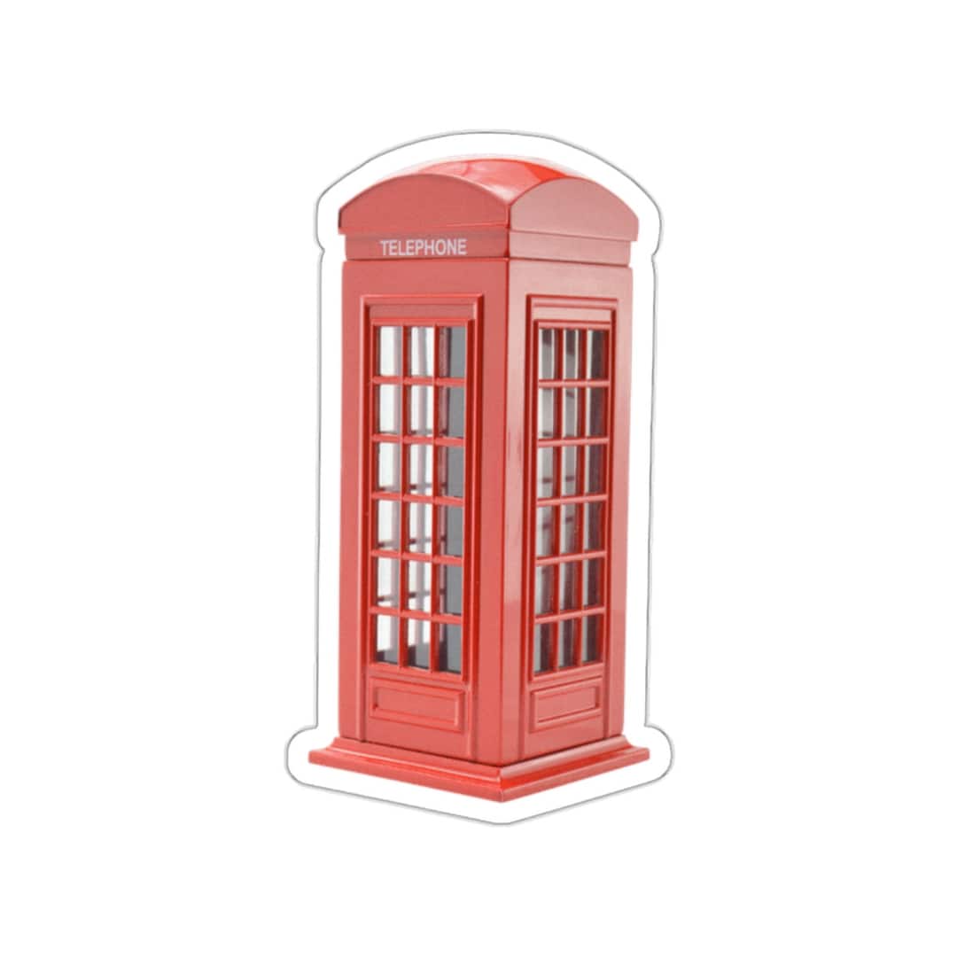 England Britain Telephone Box Kiss-cut Stickers British Phone - Etsy