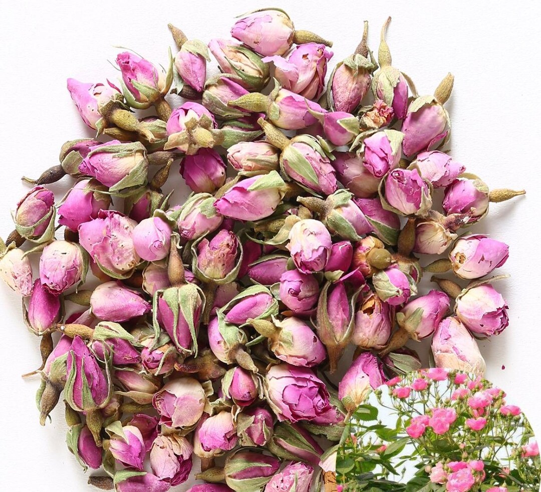 Red Rose Buds Tea, Perfect Rosebuds for Infusion Herbal Tea High ...