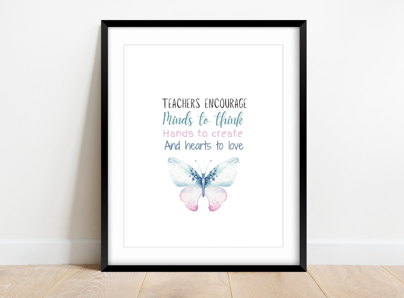 Teacher Appreciation Print, End of Year Teacher Gift, Thank You Teacher ...