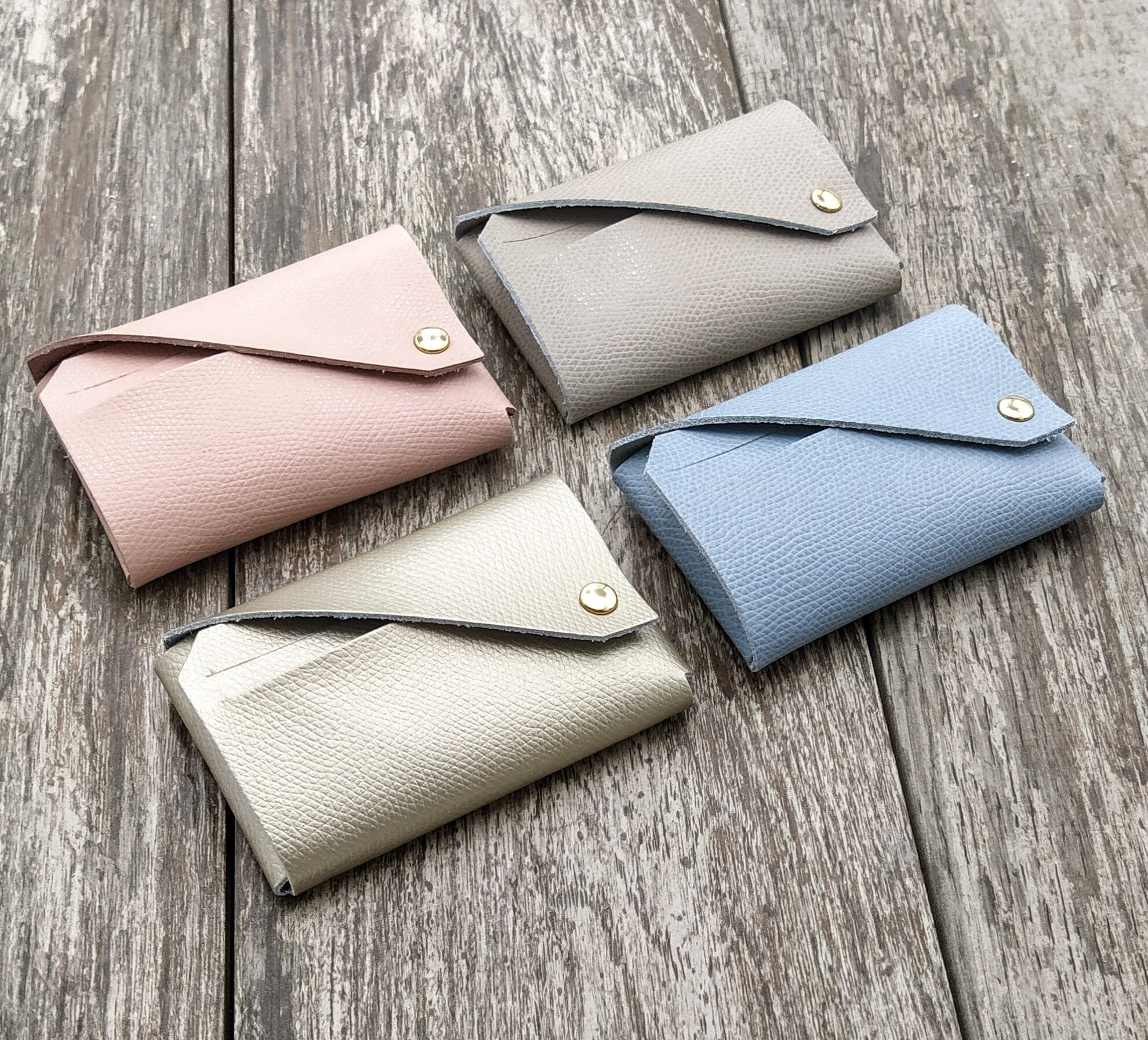 Minimalist Card Wallet Card Holder Banknotes Coin Holder - Etsy