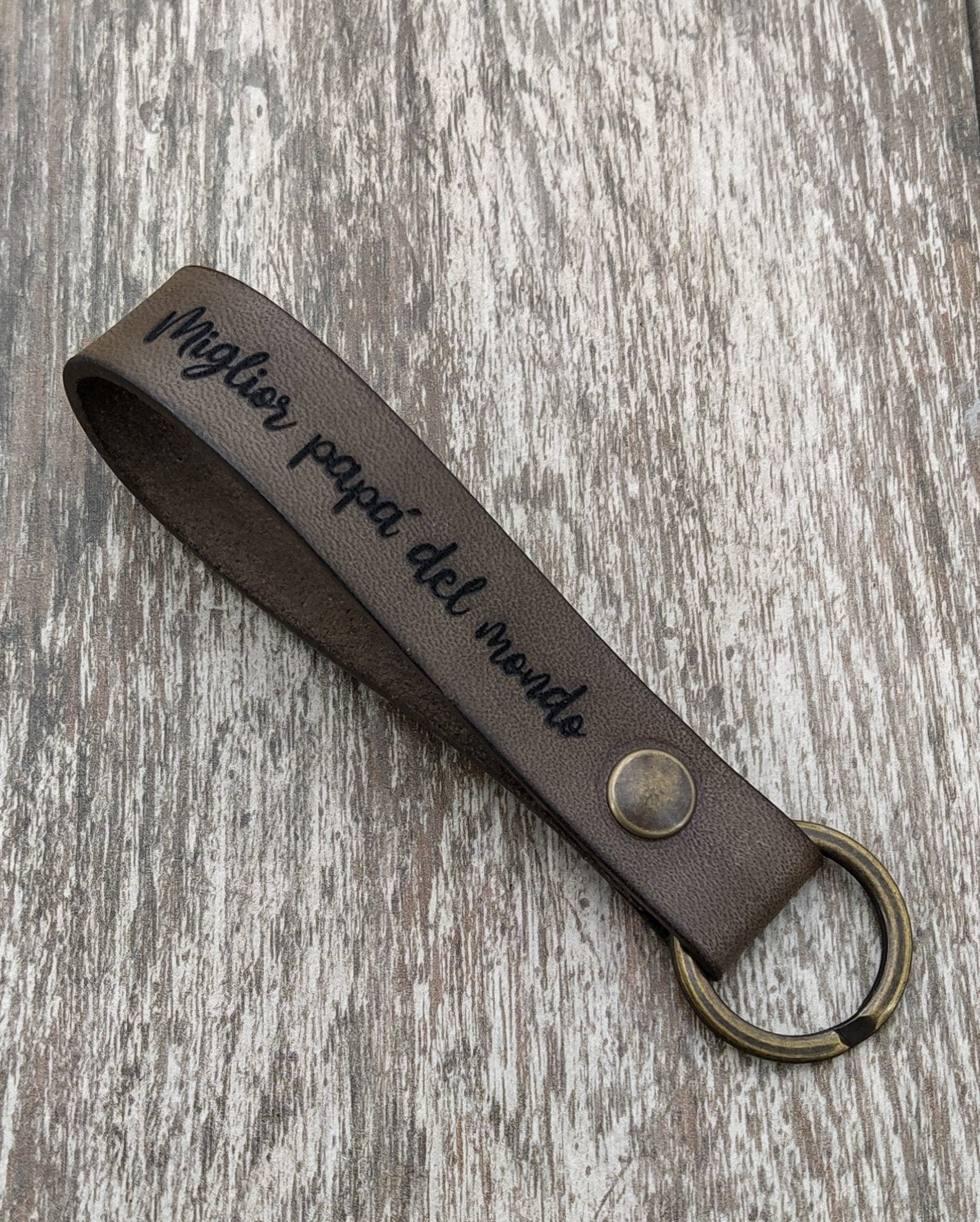 Custom Leather Keychain Initial Name Engraving Leather - Etsy