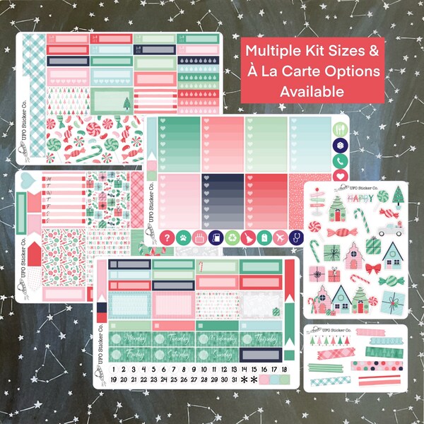 Candy Cane Lane Stickers - Etsy