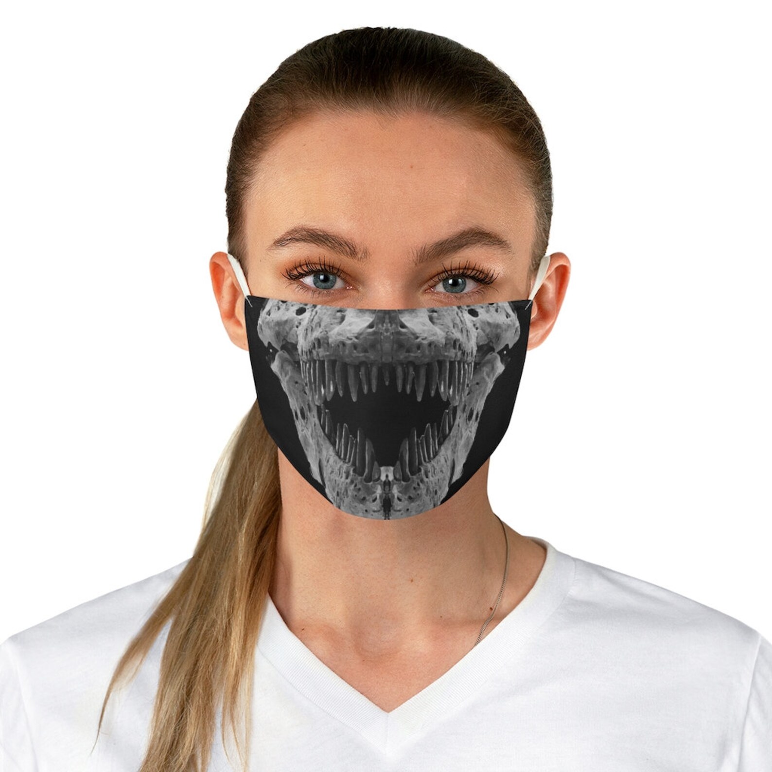 Skull of Dinosaur Face Mask - Etsy