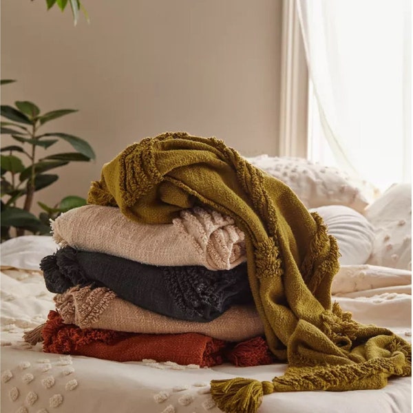 Olive Green Throw Blanket - Etsy