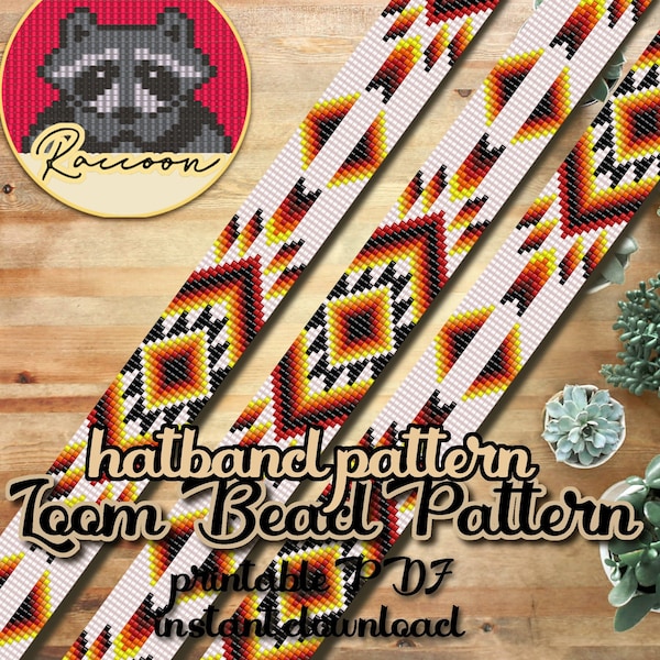 Beaded Loom Hat Band Patterns - Etsy