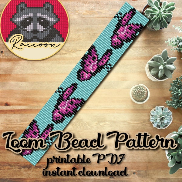 Butterfly Bracelet Loom Patterns - Etsy