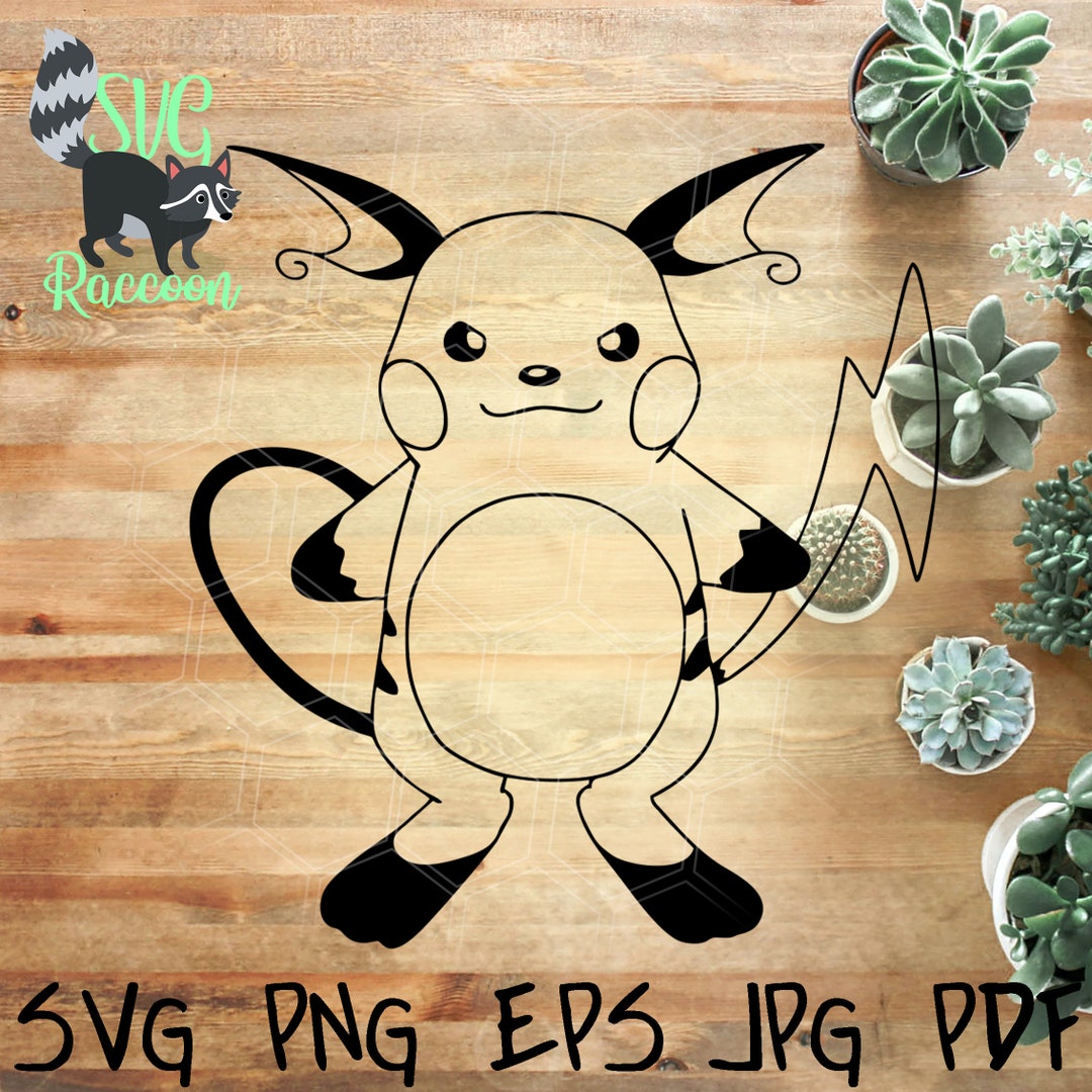 Pokemon svg Pokemon go svg Raichu svg Gotta catch them - Etsy Österreich