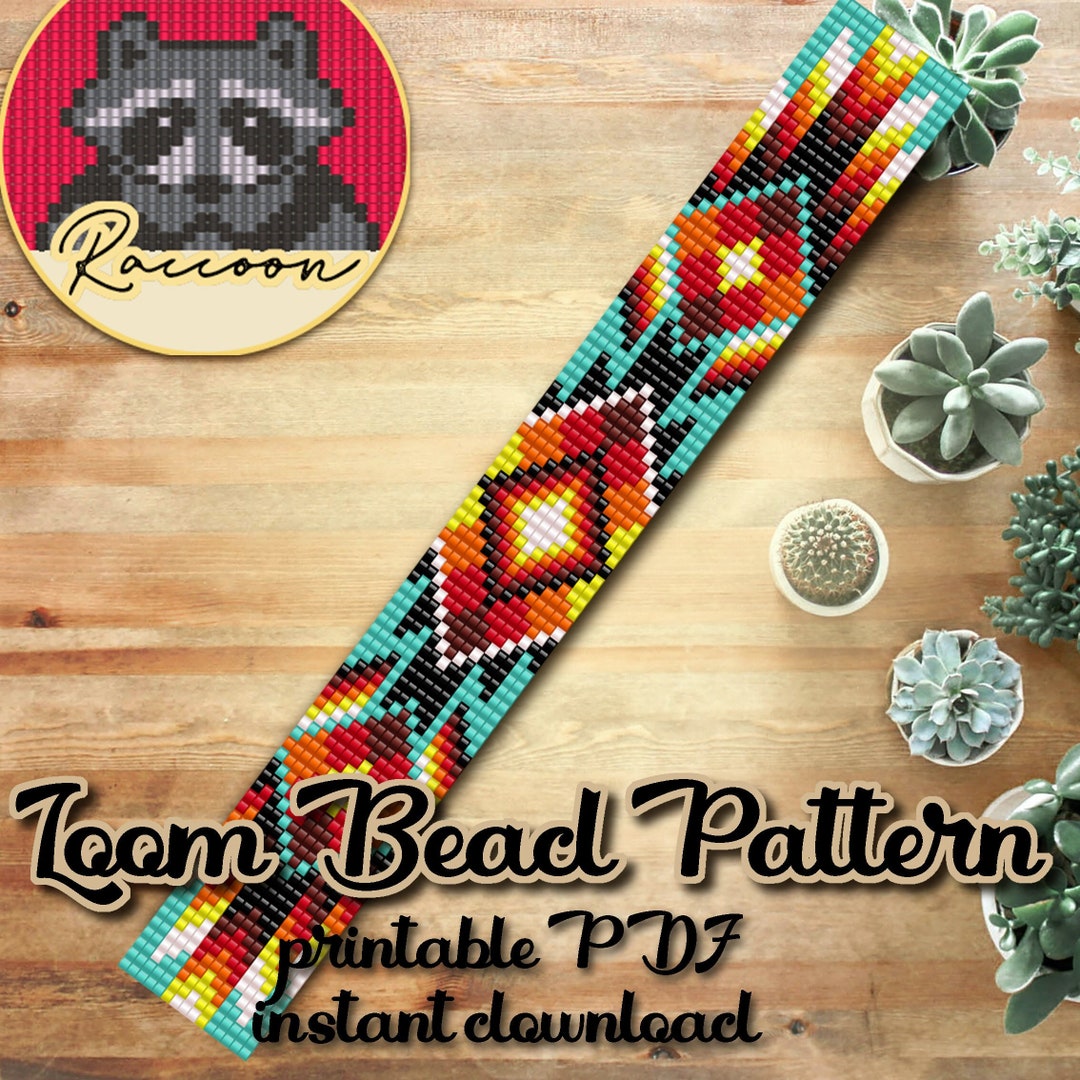 Sparkles Bead Loom Bracelet Pattern Native Bead Loom Pattern - Etsy