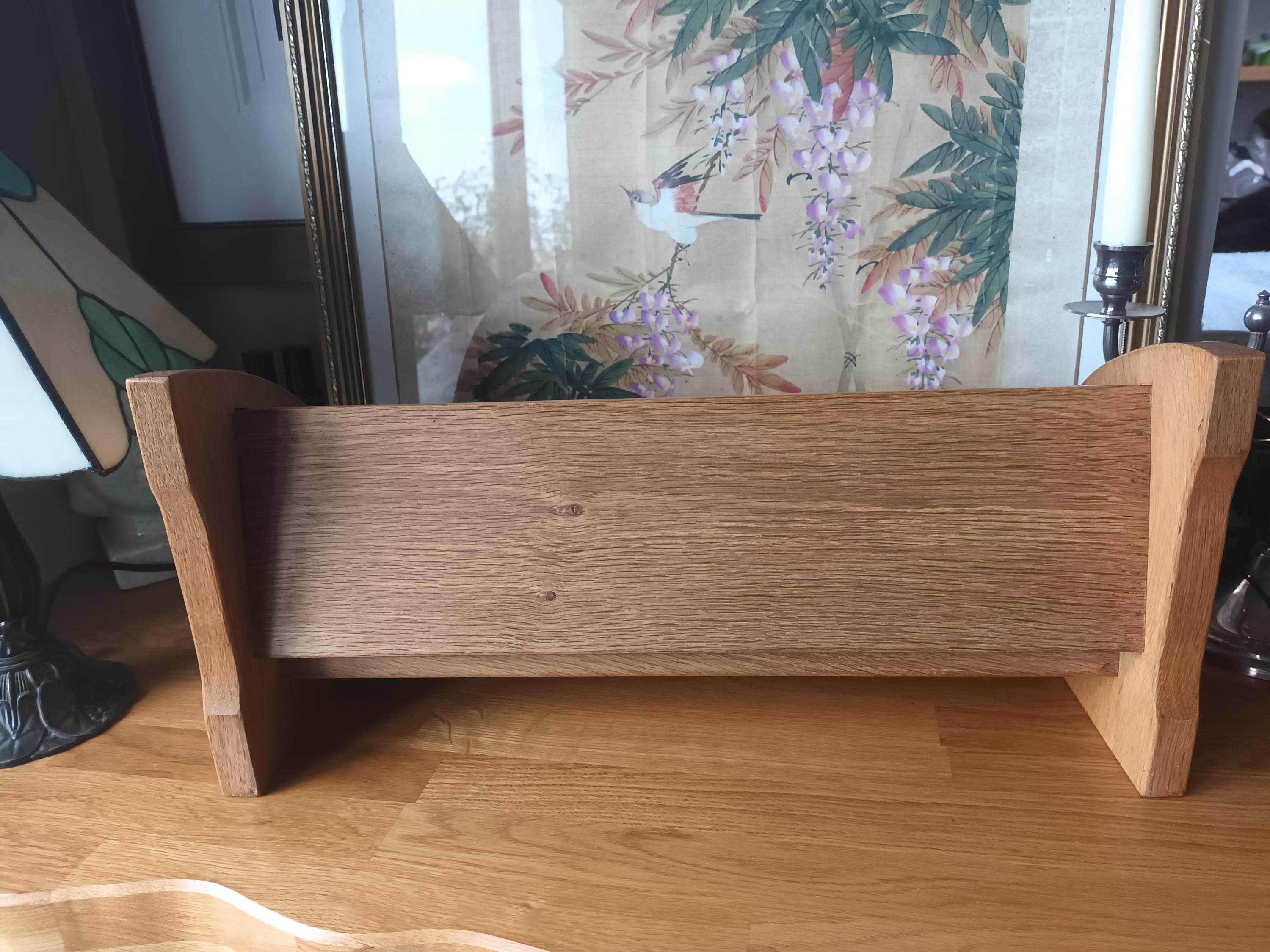 Vintage 'mouseman' Oak Small Bookcase Robert Thompson of Kilburn. C ...