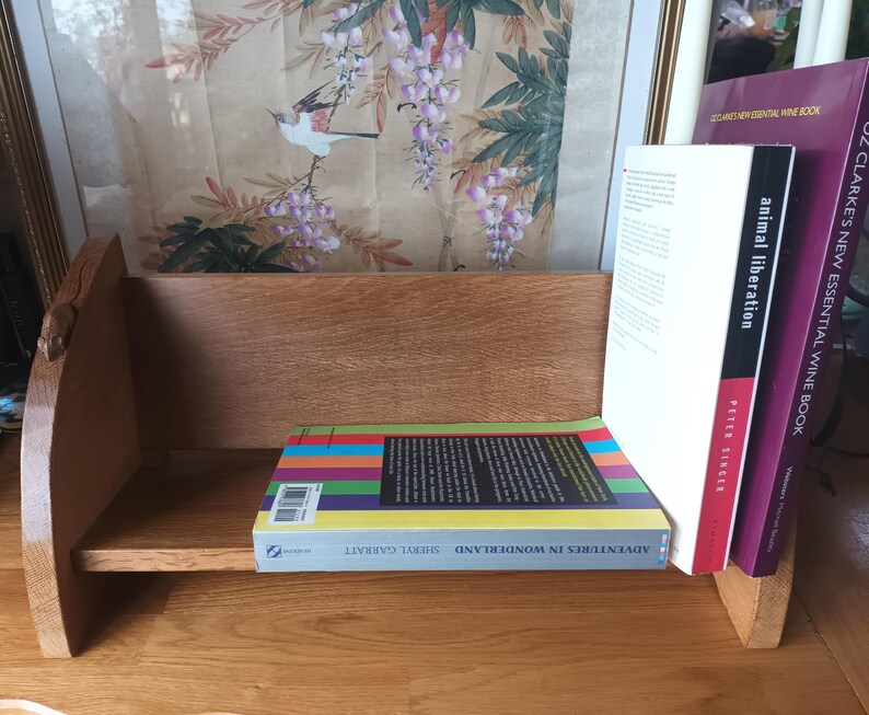 Vintage 'mouseman' Oak Small Bookcase Robert Thompson of Kilburn. C ...