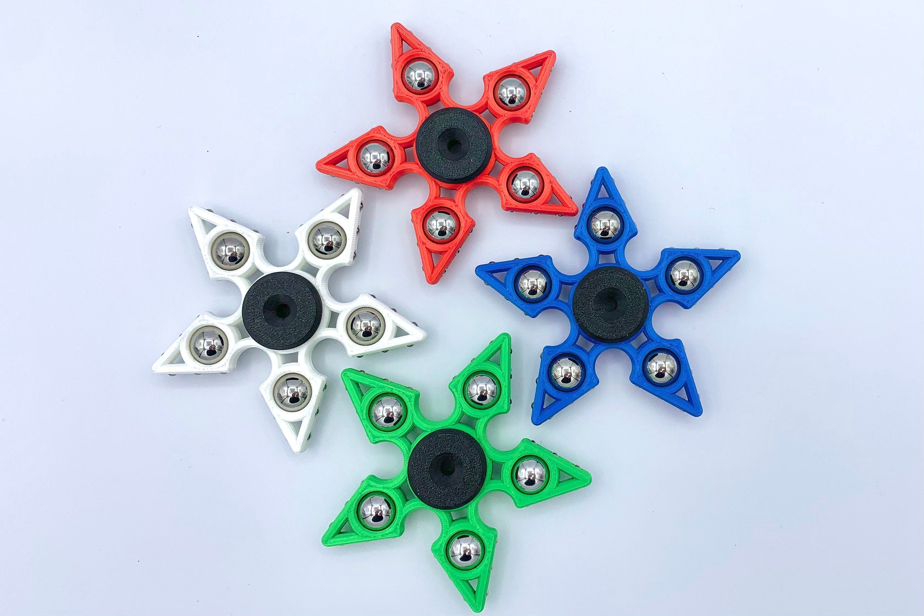 The Ninja Star Fidget Spinner Spinny McSpinFace | Etsy