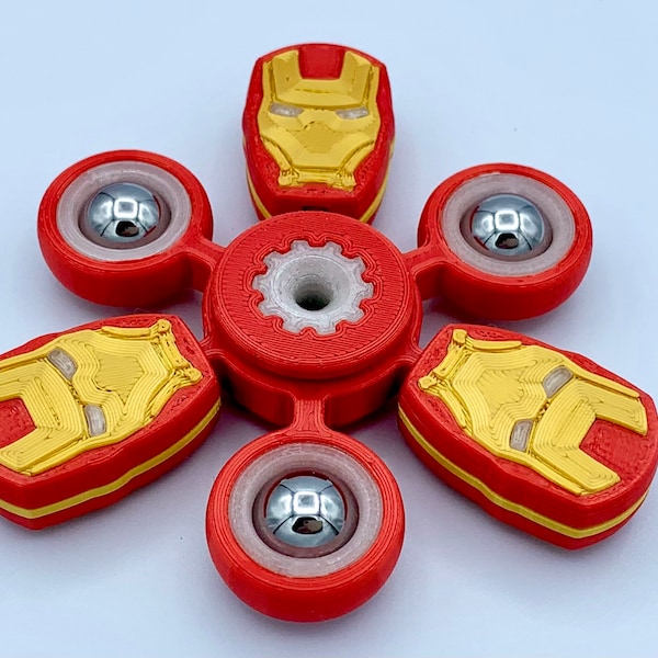 Iron Man Fidget Spinner - Etsy