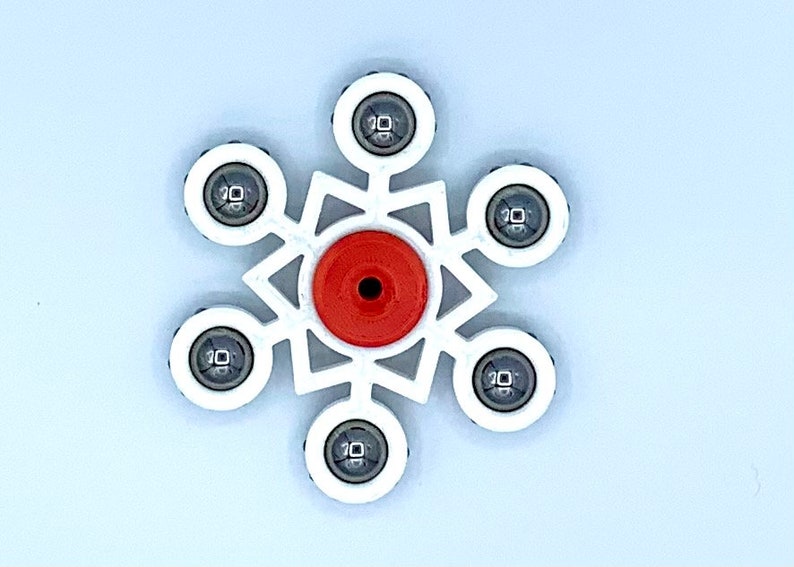 The Snowflake Fidget Spinner Spinny Mcspinface - Etsy