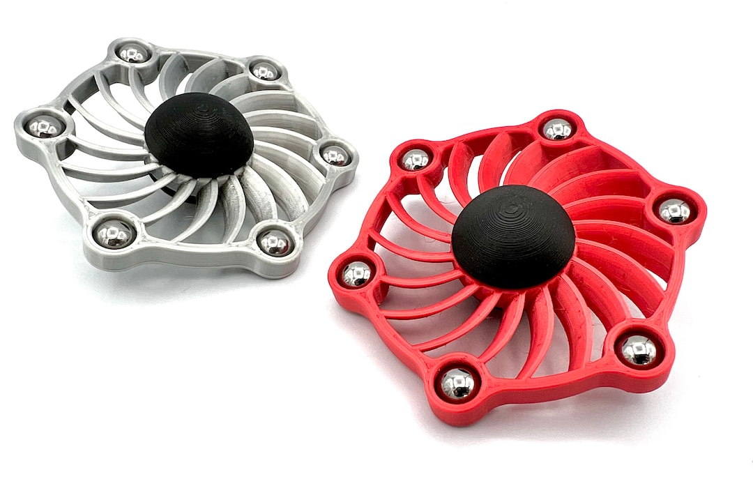 The Turbine Fidget Spinner | Spinny Mcspinface - Etsy