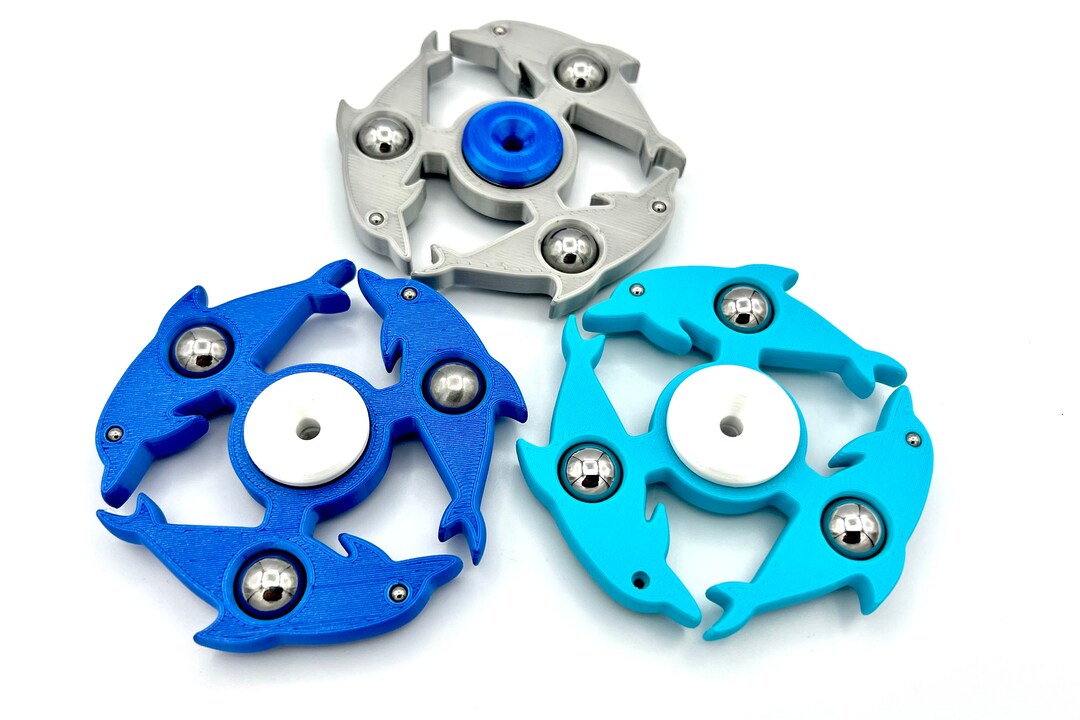The Dolphin Fidget Spinner | Spinny Mcspinface - Etsy