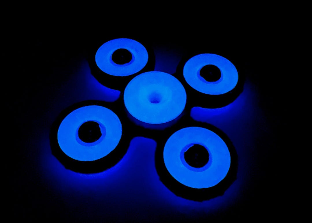 The Spin-4 With Glow - Fidget Spinner | Spinny Mcspinface - Etsy