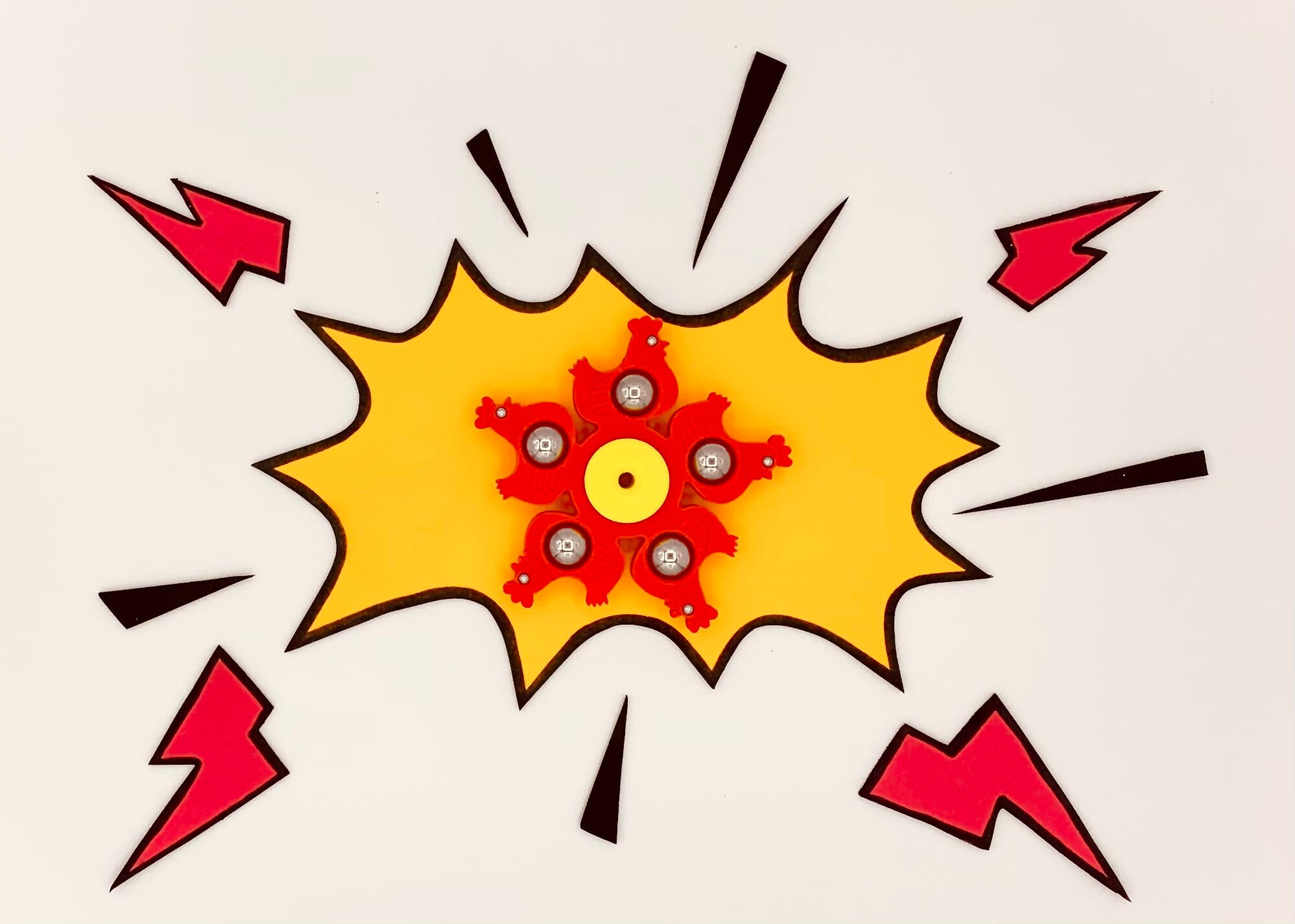 The Chicken Fidget Spinner Spinny Mcspinface | Etsy