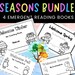 Seasonal Emergent Readers Bundle: Build Math Skills and Sight Word ...