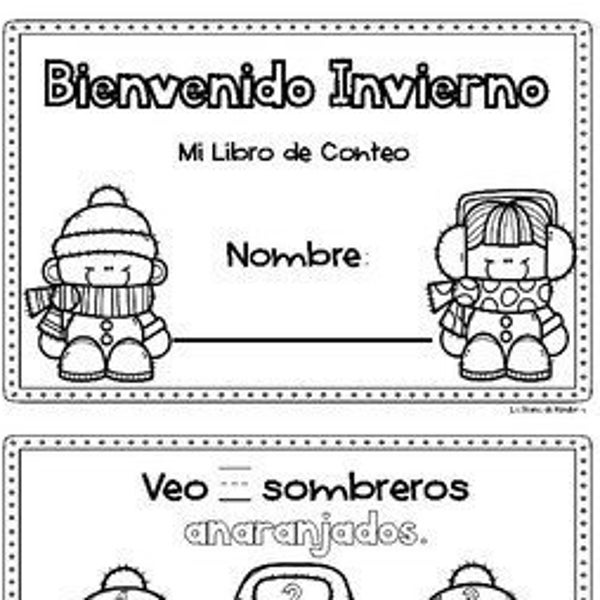 Invierno Preescolar - Etsy