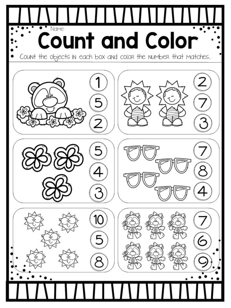 Bilingual Worksheet Spring Printable Pre K Activity Kindergarten Prep ...